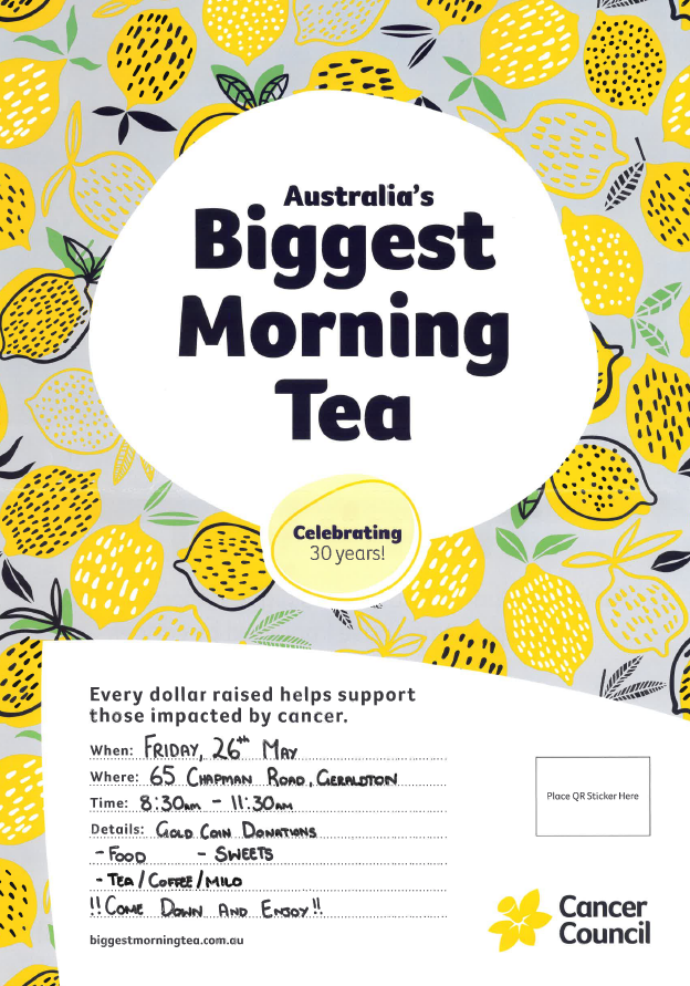 Australia's Biggest Morning Tea » Geraldton Regional Aboriginal Medical ...
