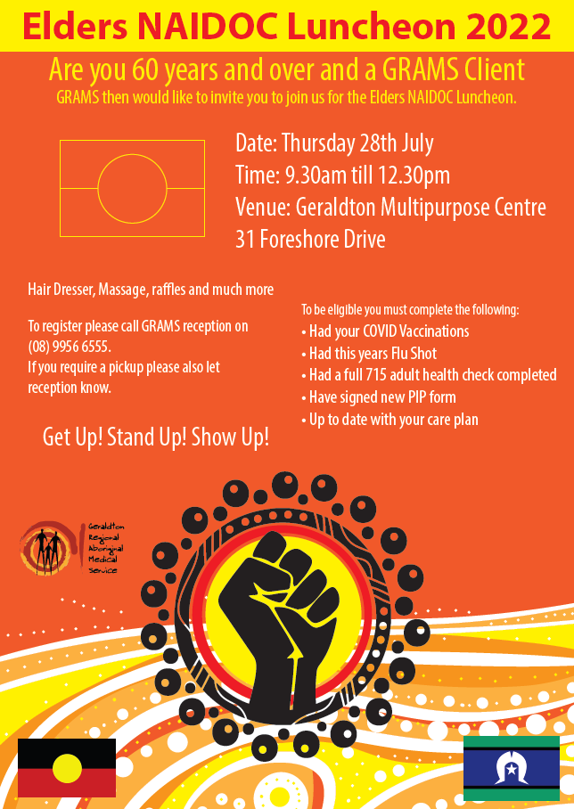 Elders NAIDOC Luncheon » Geraldton Regional Aboriginal Medical Service